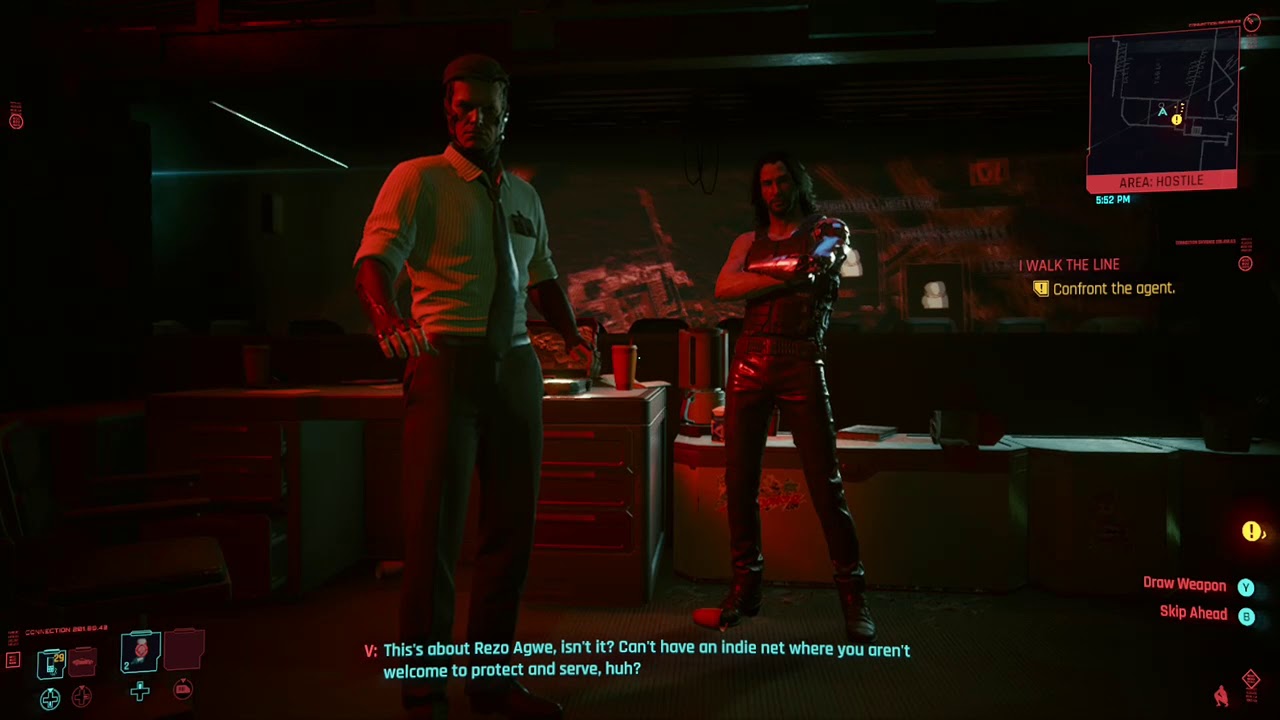 Cyberpunk 2077 - Helping NetWatch Agent & Not Placide Gameplay (I Walk ...