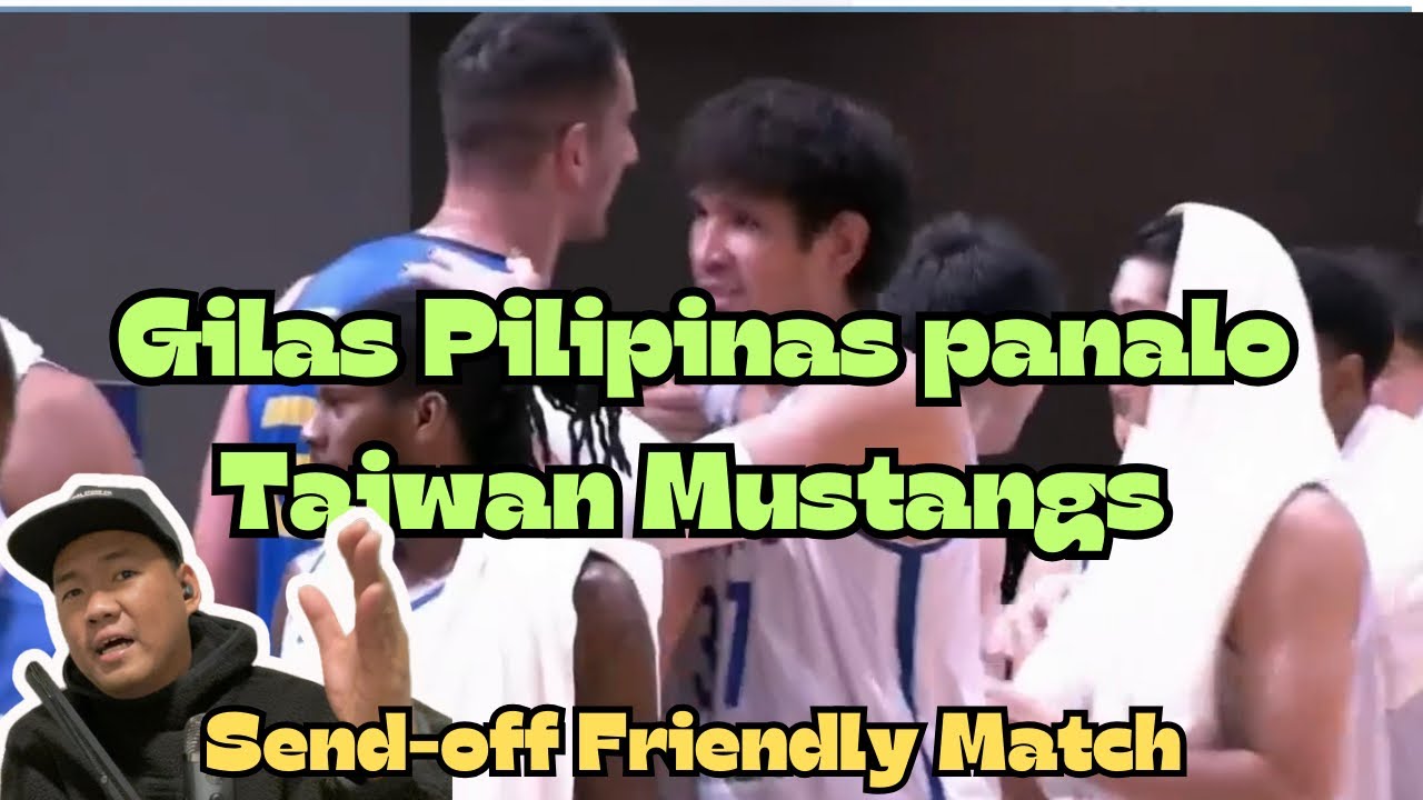 Gilas Pilipinas vs Taiwan Mustangs | Olympic Qualifying Tournament ...