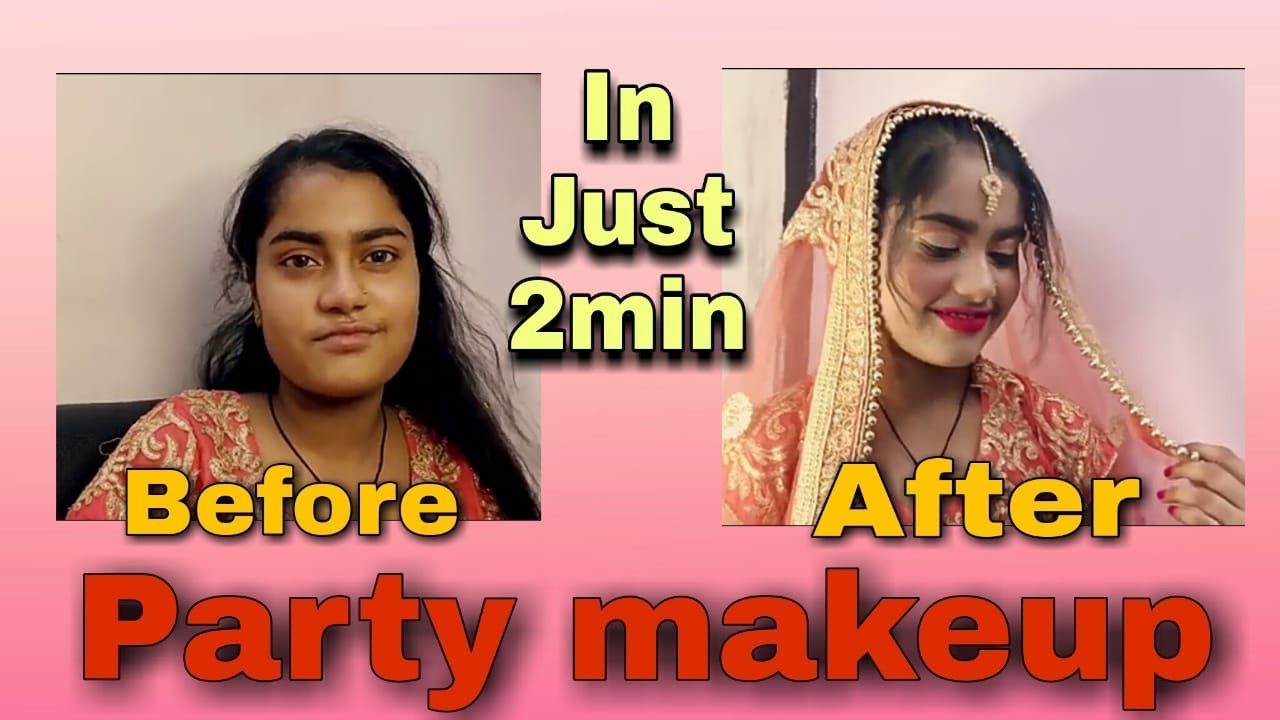 Party makeup | in just 2 minutes | How to do party makeup at home ...