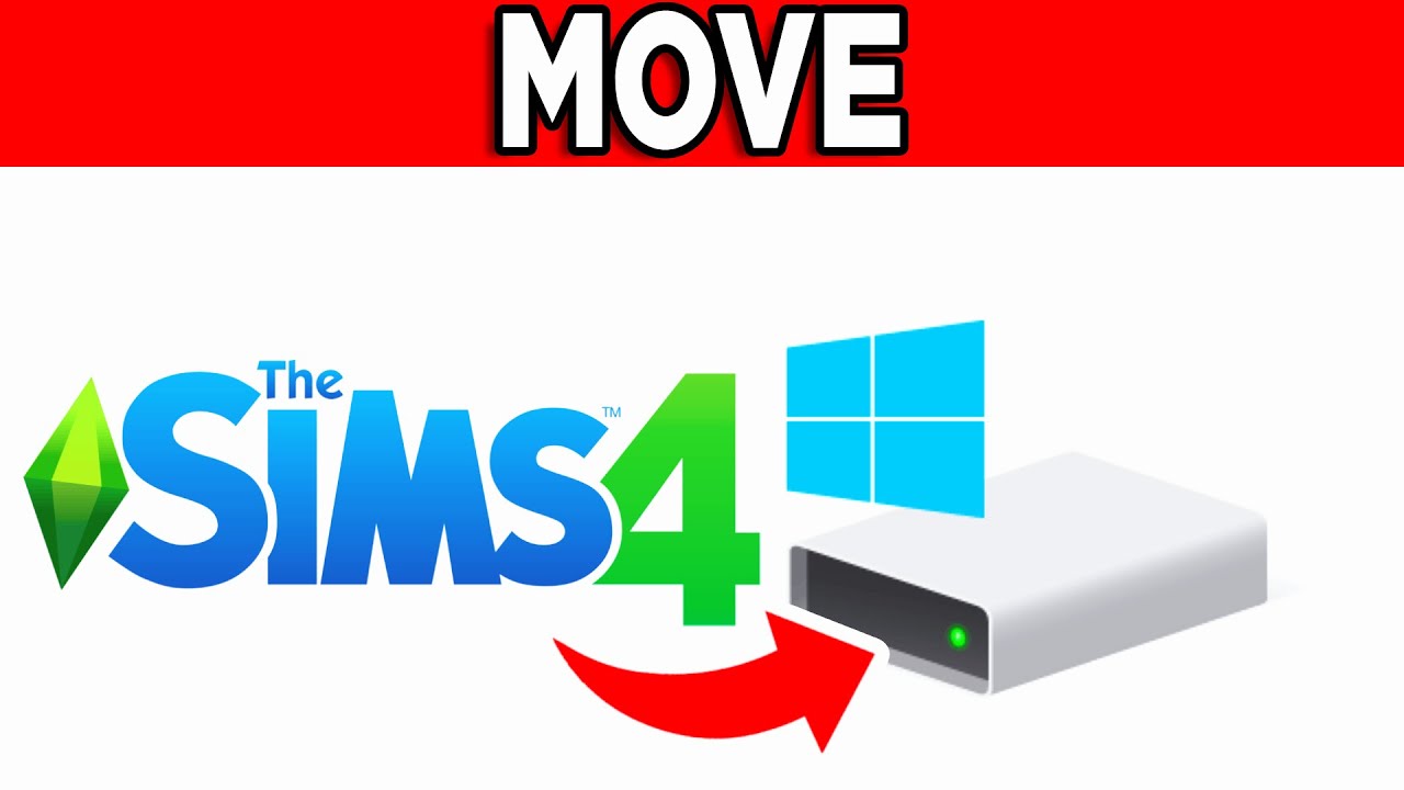 How To Move Sims 4 To External Hard Drive! - Tutorial - YouTube