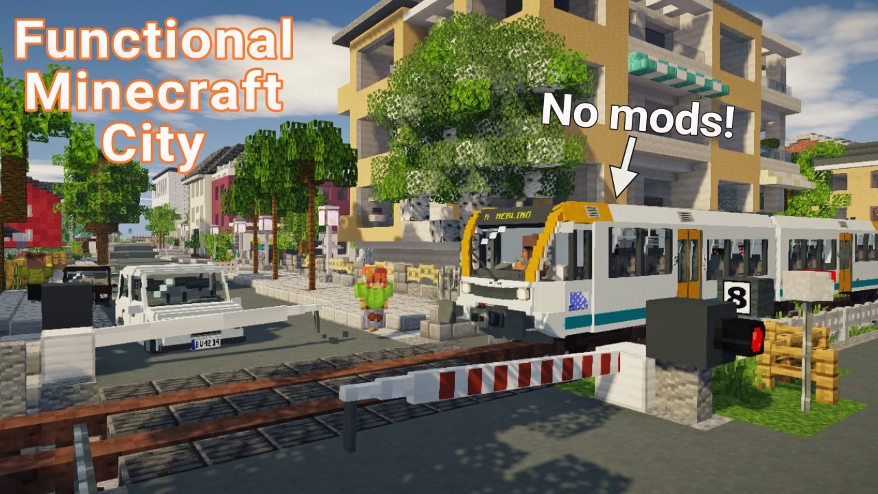 Realistic Minecraft City Map [New Update + Download] - YouTube