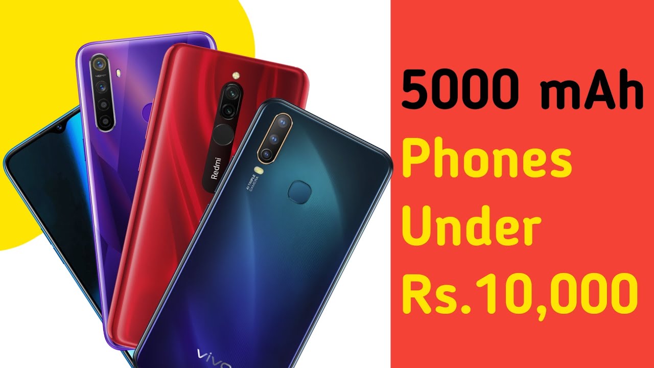 Top 5000 mAh Battery Mobile Phones Under 10000 February 2020 | Big ...