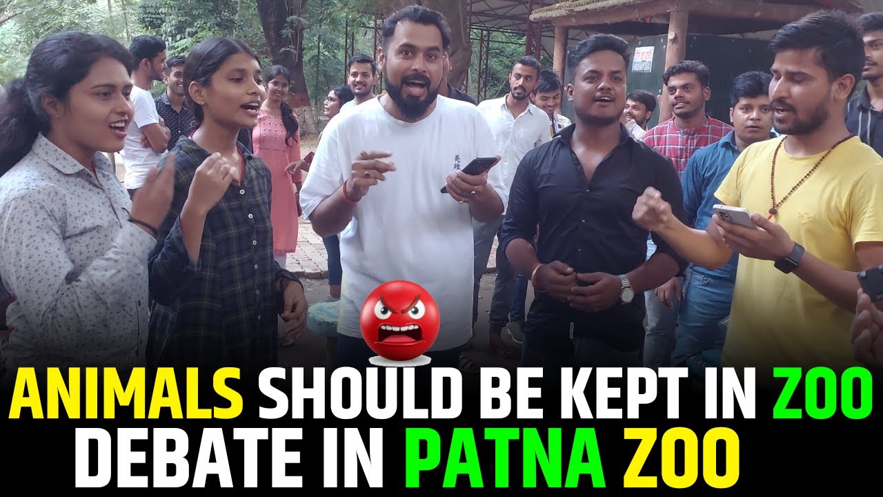 ANIMALS SHOULD BE KEPT IN ZOO | PUBLIC DEBATE IN PATNA ZOO - YouTube