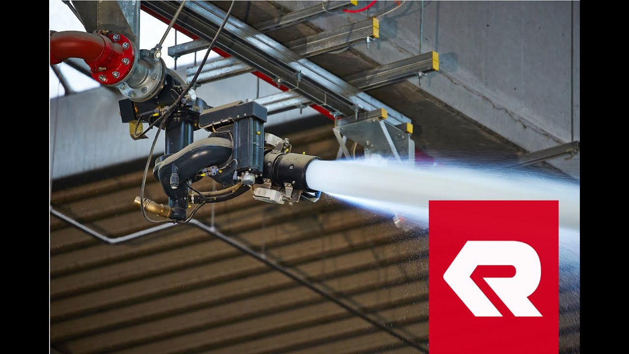 Stationary fire protection from Rosenbauer - YouTube