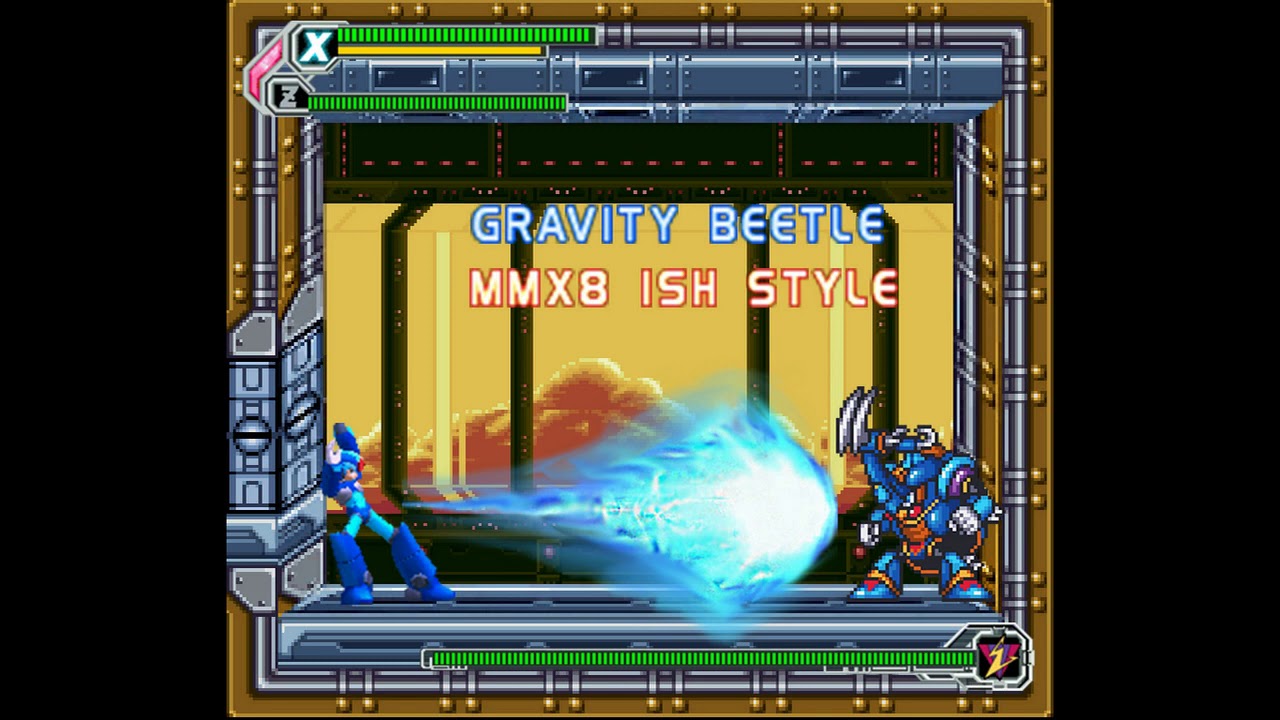 Mega Man X3 - Gravity Beetle (Mega Man X8-Style) - YouTube