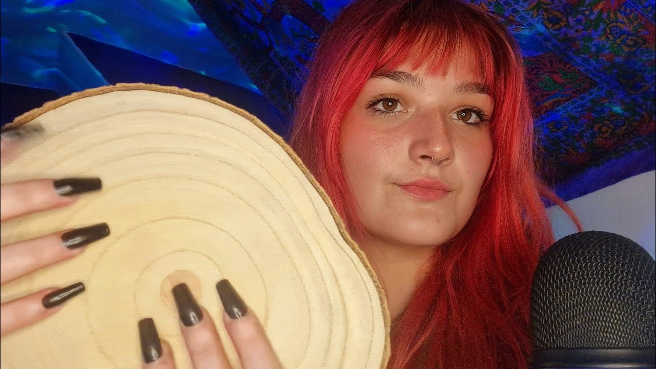 ASMR//WOOD SCRATCHING,TAPPING AND MOUTHSOUNDS - YouTube