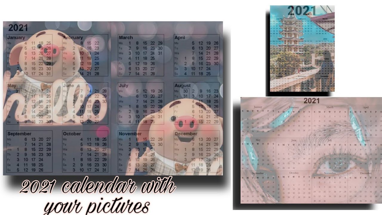 How To Edit Photo Calendar 2021 | PicsArt Tutorial | How To Edit ...