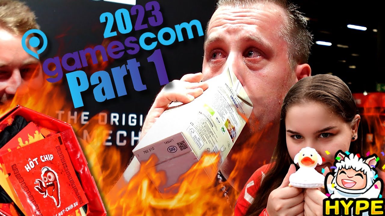 HOT CHILLI CHALLENGE 🔥 | Gamescom 2023 | Part 1 (Donnerstag) - YouTube