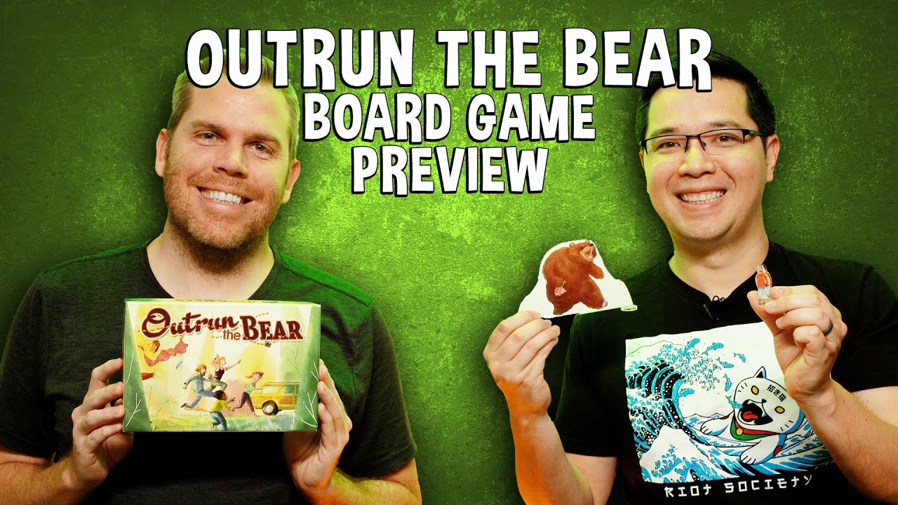 Preview of Outrun the Bear - The "Escape from a hungry bear" Board Game ...