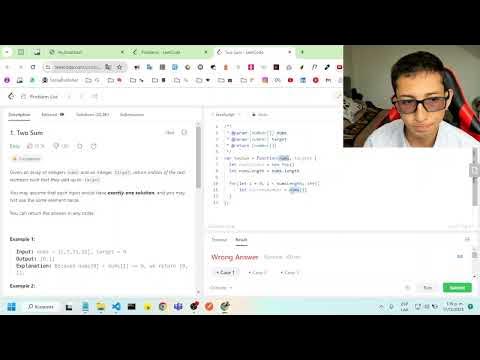 Two Sum | Leetcode JS | Solución explicada en español - YouTube