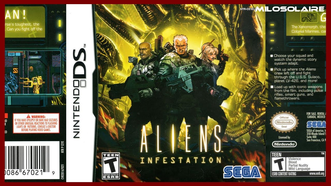Aliens: Infestation (2011) | Nintendo DS | Full Game - YouTube
