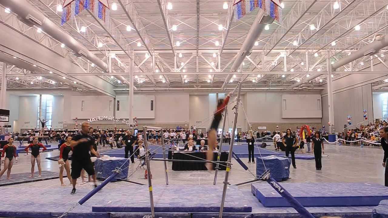 Elizabeth Gangale 2012 JO Nationals Bars - YouTube