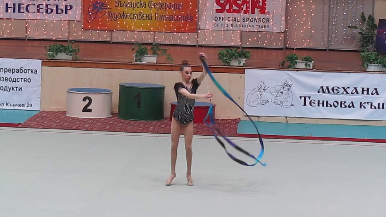Maria Angelova Ribbon NT "J.Shishmanova" Final - YouTube