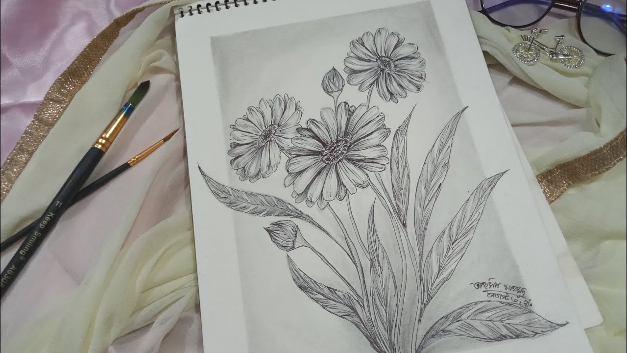 Easy ballpen sketch tutorial for beginners|নতুন শিল্পীদের জন্য পেন ...