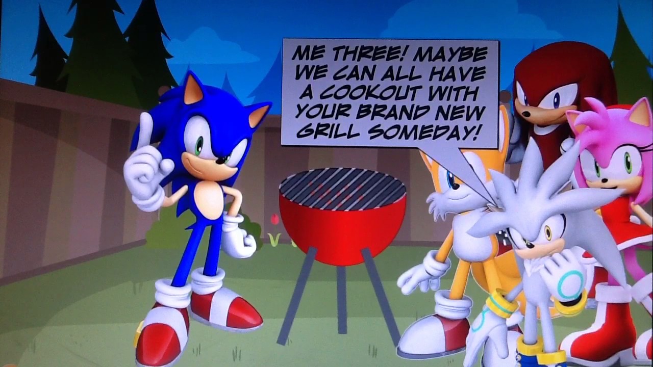 Wrench Bro Breaks Sonic's Brand New Grill/Grounded - YouTube
