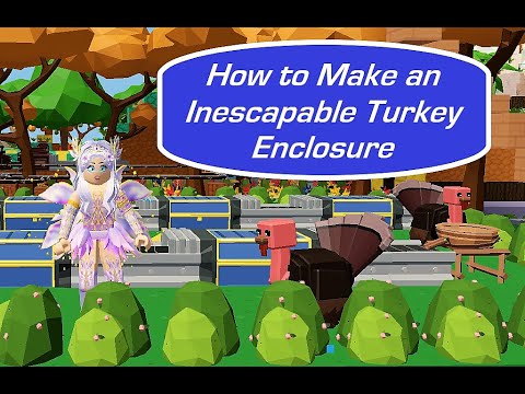 How to Make an Inescapable Turkey Enclosure - Roblox Islands - YouTube