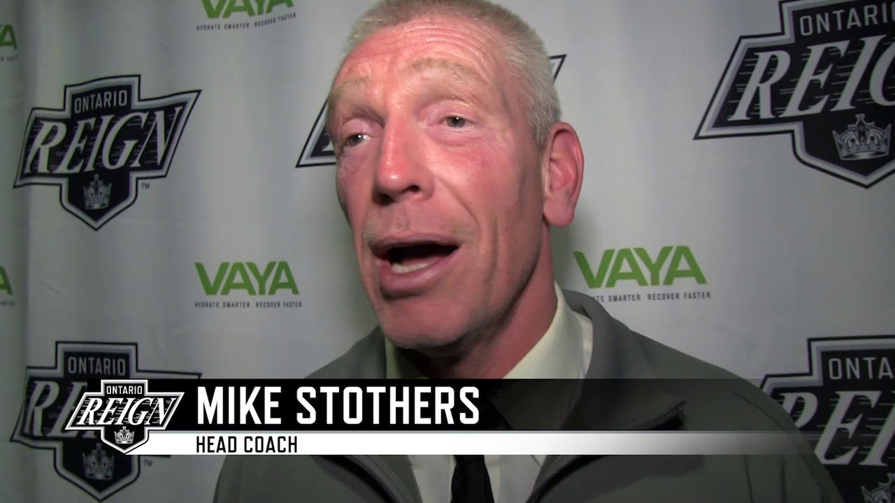 Ontario Reign - Mike Stothers - Postgame 11/26/17 - YouTube