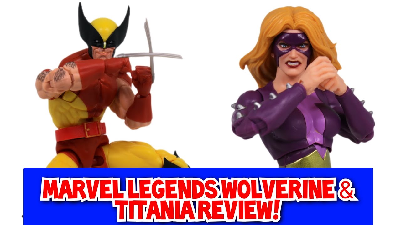 Marvel Legends Secret Wars Review - Wolverine & Titania - YouTube