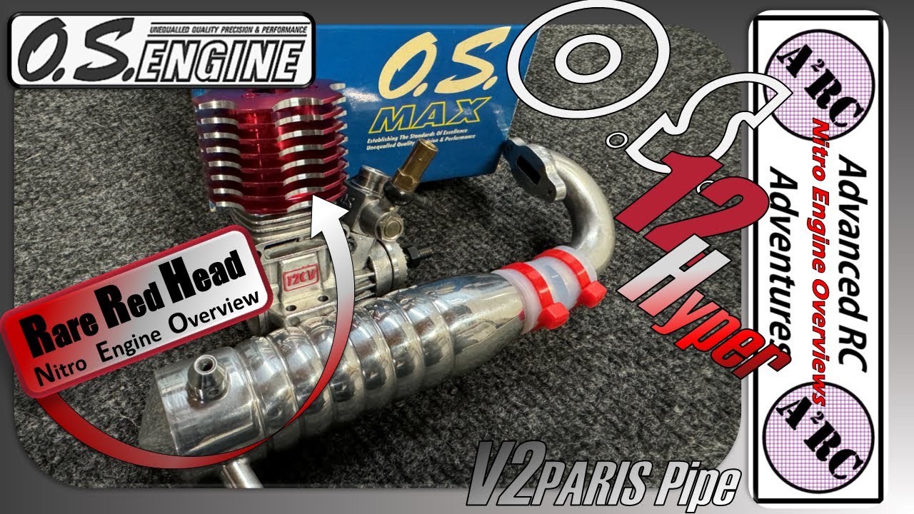 OS 12CV Hyper Red Head - Nitro Engine Overview - Ron Paris V2 Tuned ...