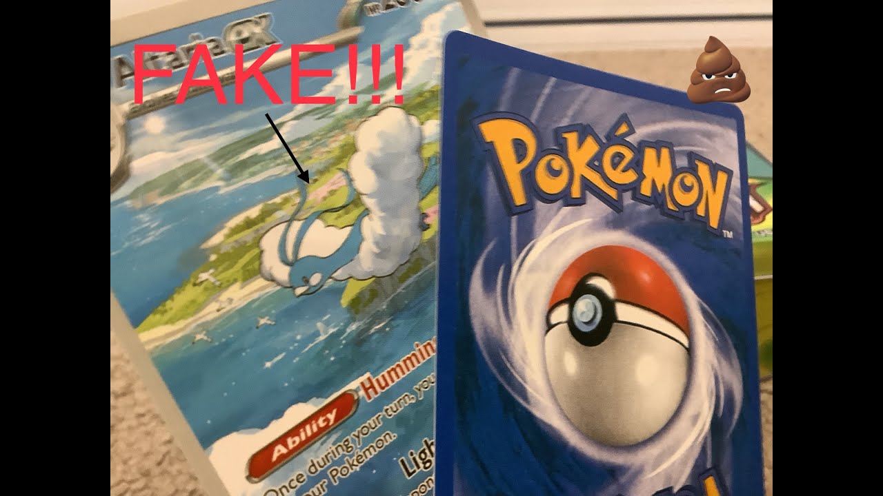 Pokémon Cards - Fake vs Real - YouTube