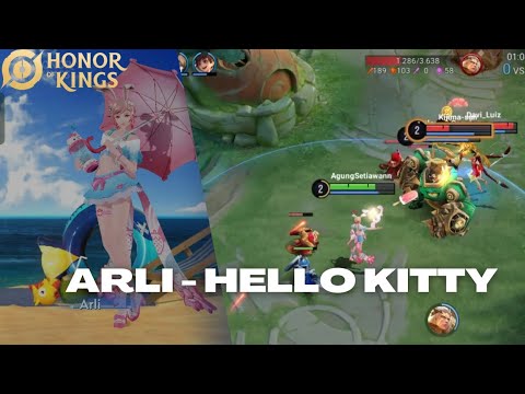 Skin Arli "Hello Kitty" - Honor Of Kings - YouTube