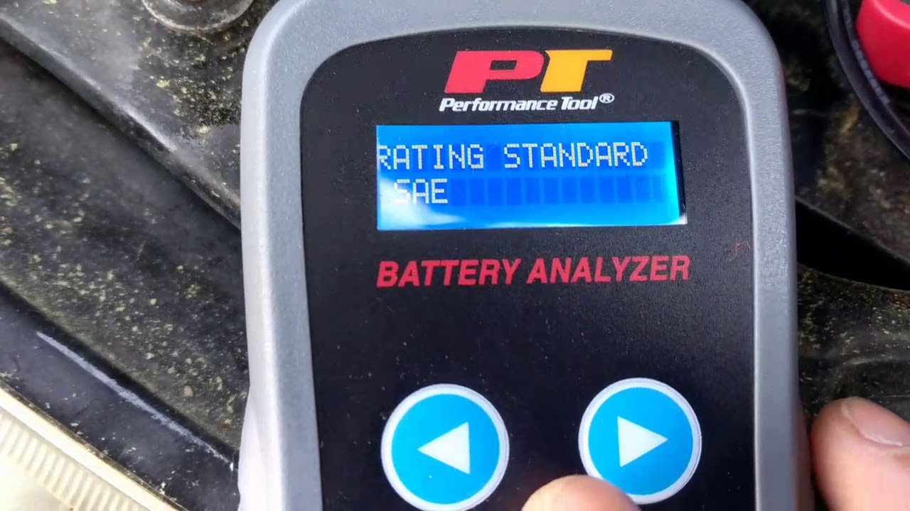 Performance tools 12 volt battery analyzer w2998 - YouTube
