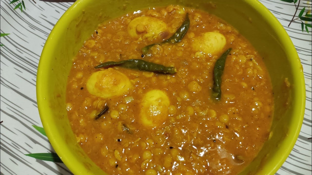 How to make daal with egg . - YouTube