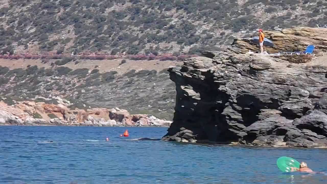 Cliff jumping, Bali, Crete - YouTube