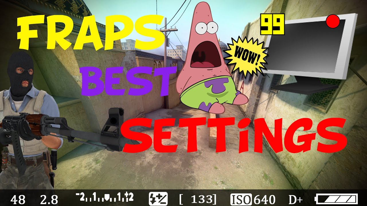 Fraps Best Settings 2016 60 FPS 1080p Smooth Gaming - YouTube