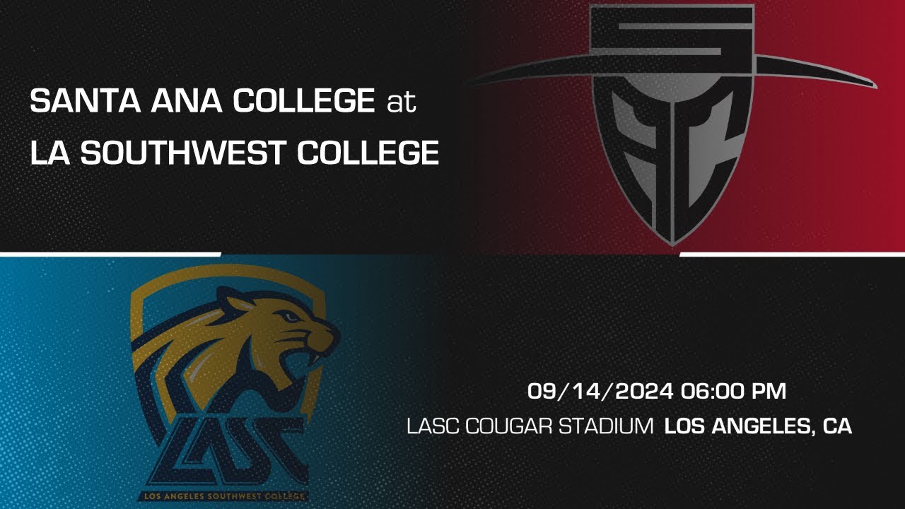 College Football - Santa Ana College at LA Southwest College - 9/14 ...