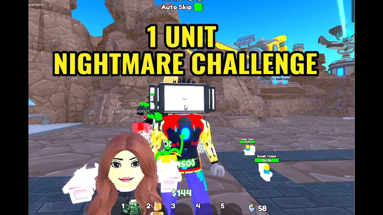 1 UNIT NIGHTMARE CHALLENGE....HOW FAR CAN WE GET IN TOILET TOWER ...