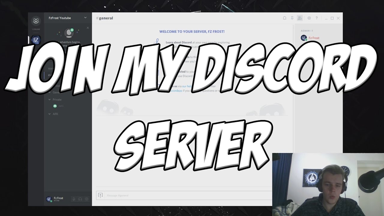 JOIN MY NEW DISCORD SERVER HERE!! - YouTube