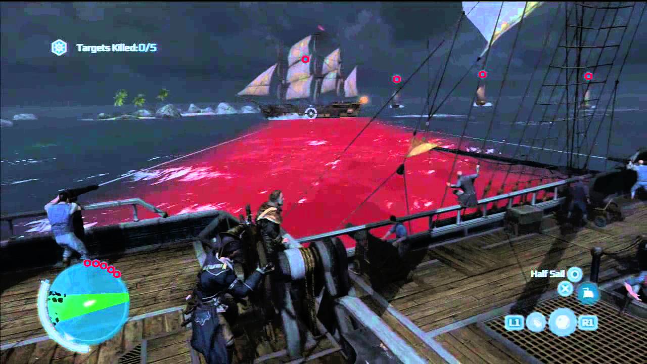 Assassin's Creed III - Ship Battle: Ramming An Enemy Boat (Gameplay ...