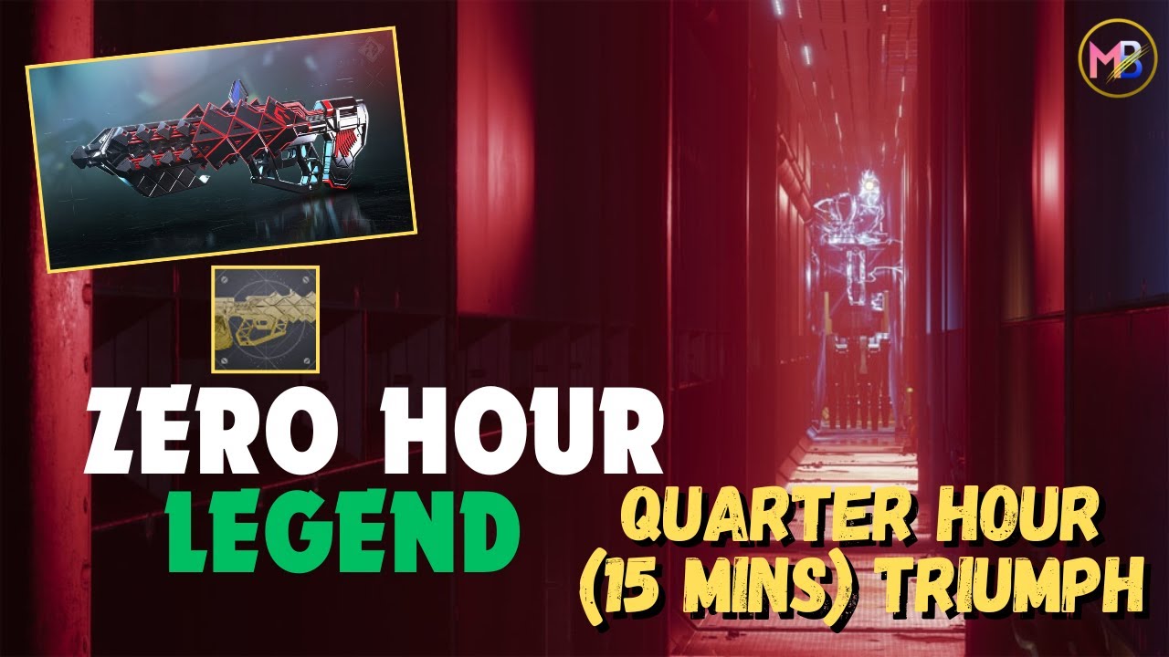 Destiny 2: Zero Hour Mission Completed on Legend Difficulty! # ...