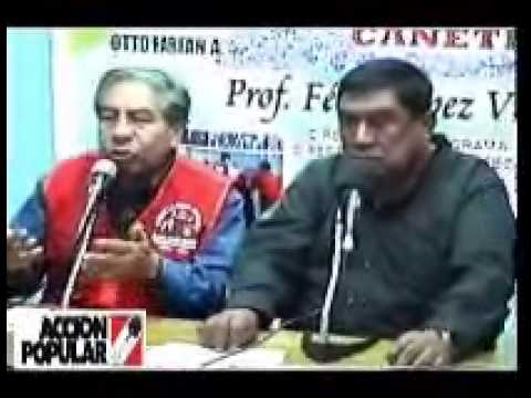 ACCION POPULAR SUS PRESENTACION DR LUIS ALVA ODRIA EN CAÑETE - YouTube
