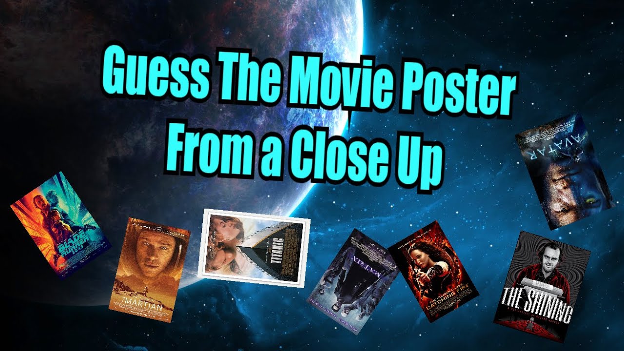Guess The Movie Poster From a Close Up - YouTube