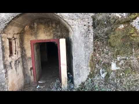 Exploring old Albanian bunker in Lazarat deep into mountain during Global Limits Ultramarathon Race