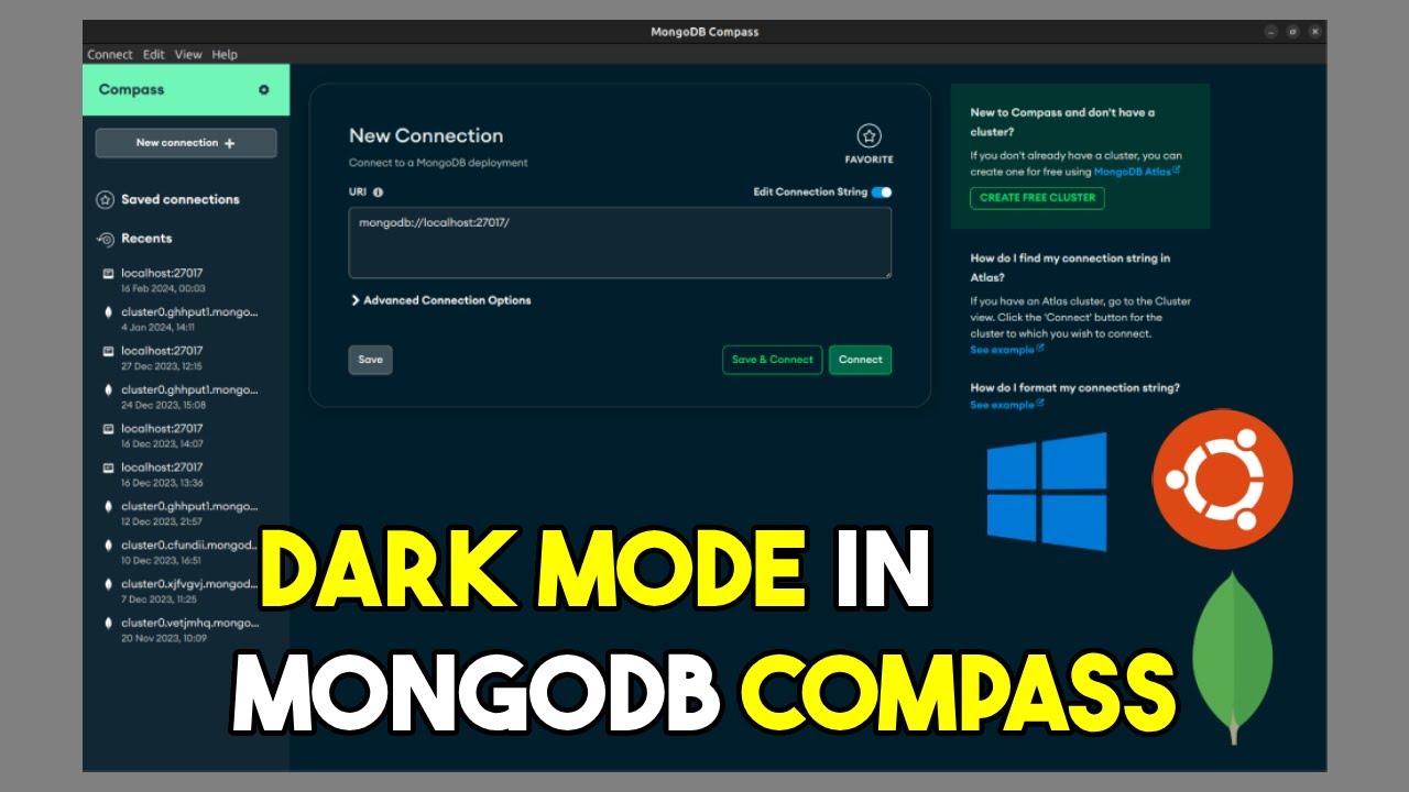 How to enable Dark mode in Mongodb compass in windows and Ubuntu Linux ... How to enable Dark mode in Mongodb compass in windows and Ubuntu Linux ...