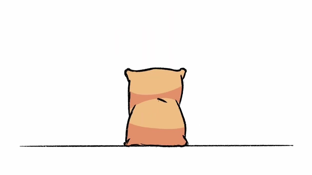 2D animation exercises #6 - pillow jump | Упражнение по 2Д анимации №6 ...