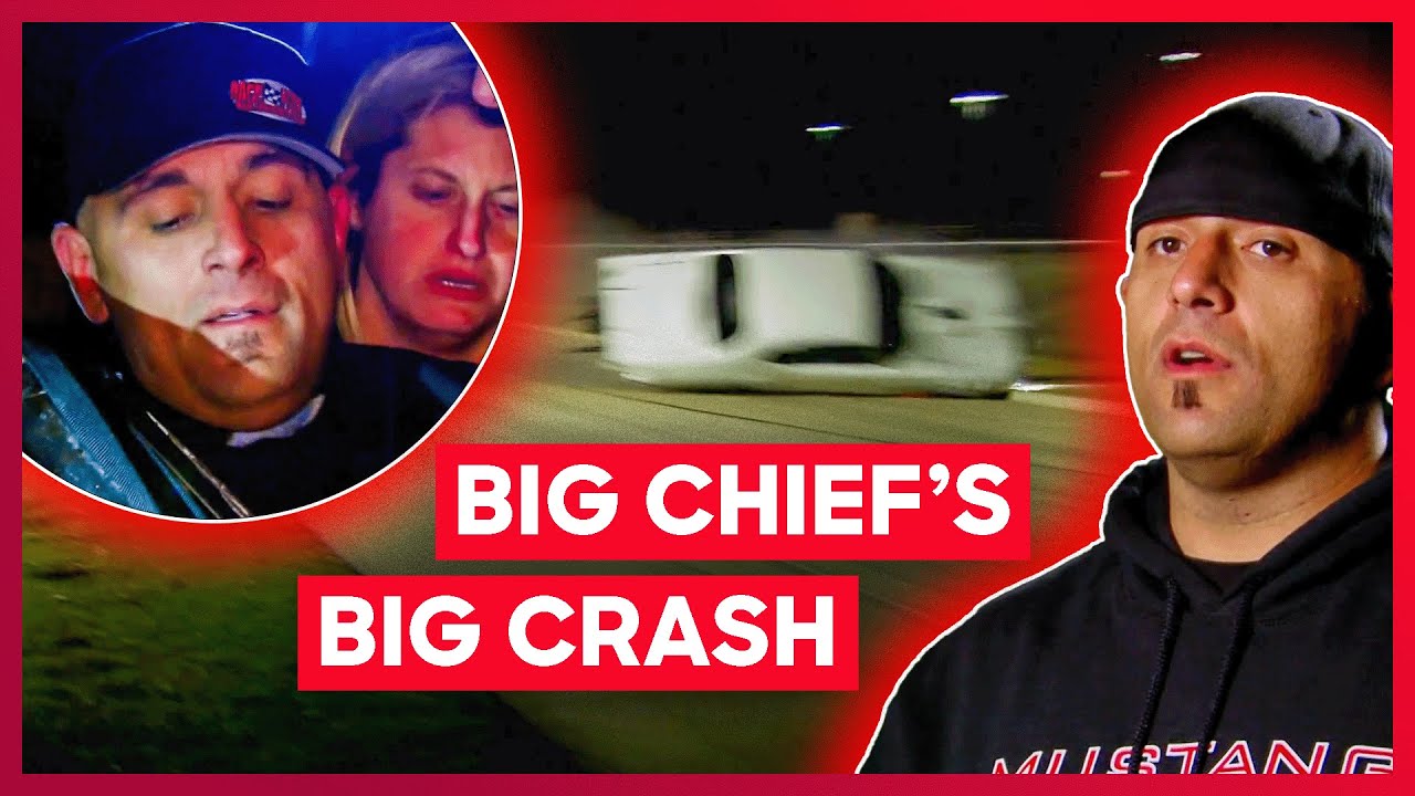 Big Chief Flips Over Fence In BRUTAL Crash! | Street Outlaws - YouTube