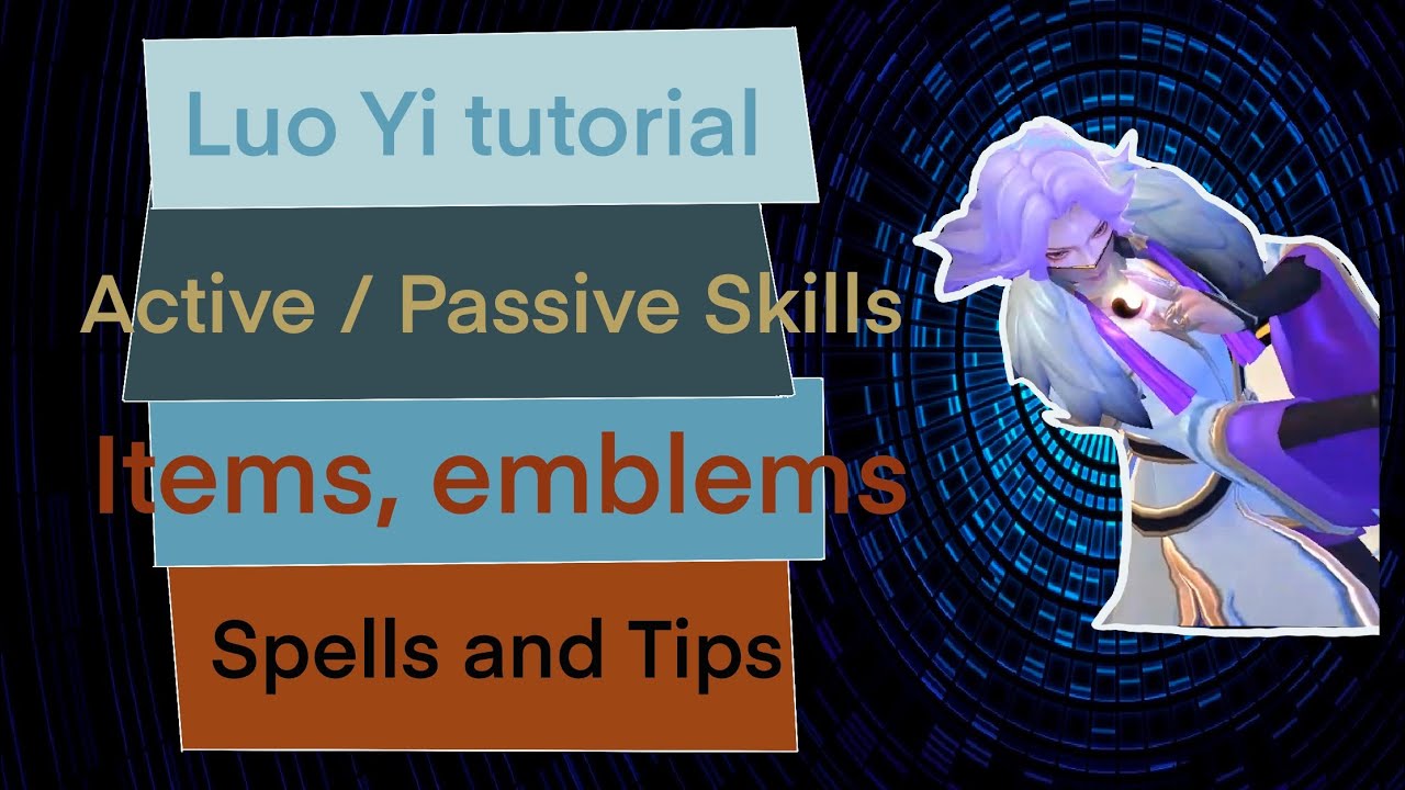 Luo Yi: the Yin-Yang geomancer beginner's guide in mobile legends - YouTube