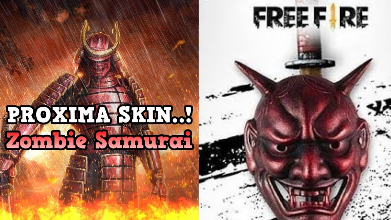 NUEVA SKIN: ZOMBIE SAMURAI - SNEAK PEEK | FREE FIRE: BATTLE ROYALE ...