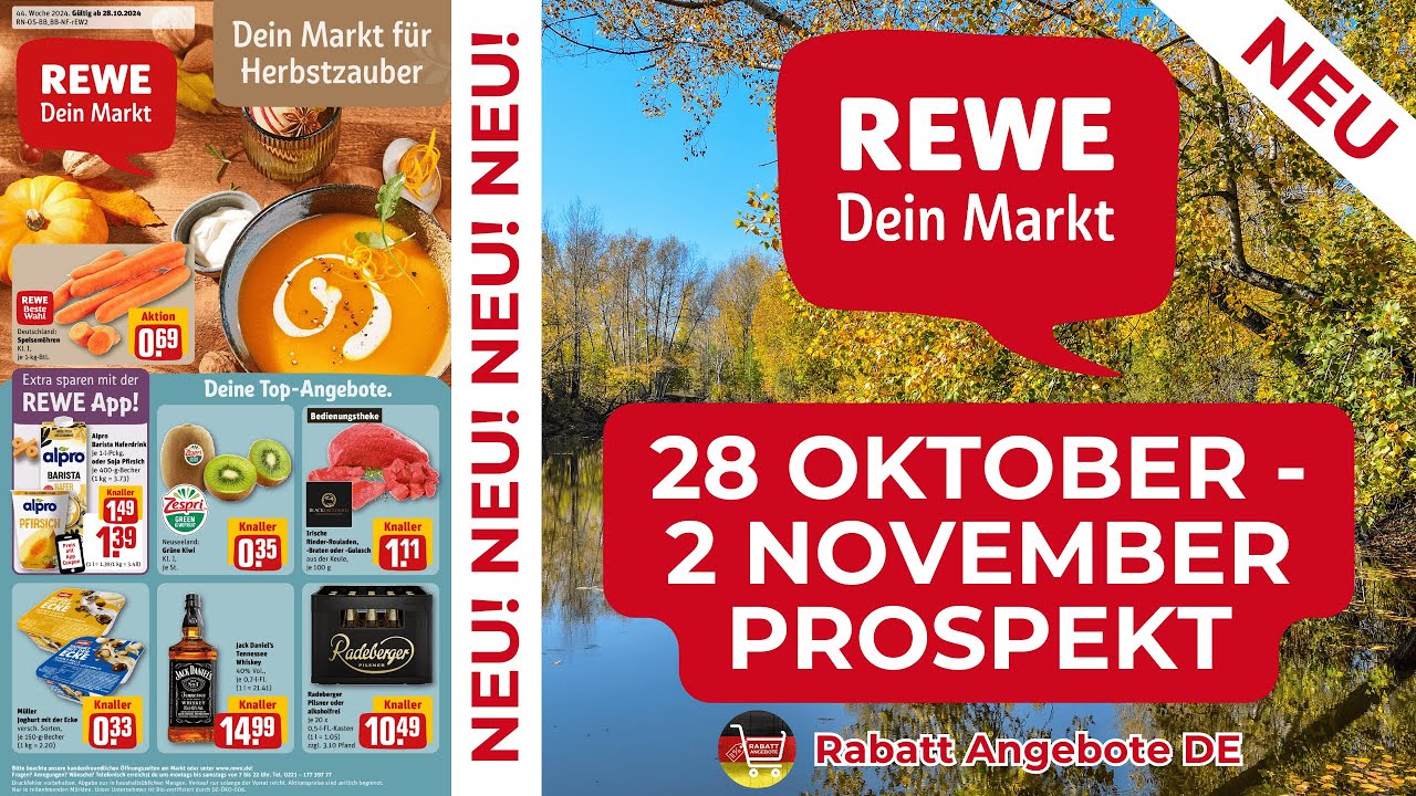 REWE Werbung Prospekt | Rabatt Angebote DE | Angebote ab 28.10.2024 ...