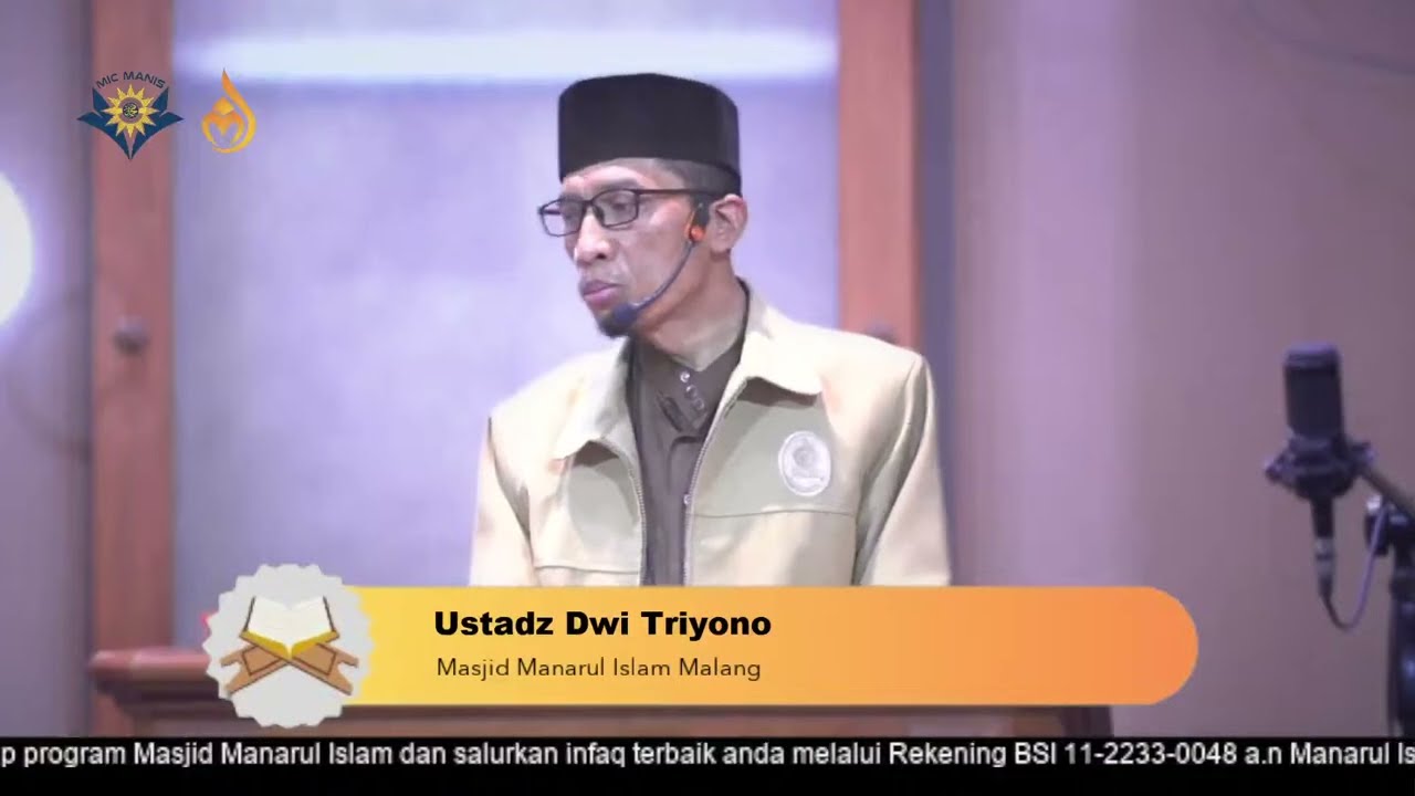 Kultum Tarawih 5 | Ustadz Dwi Triyono - YouTube