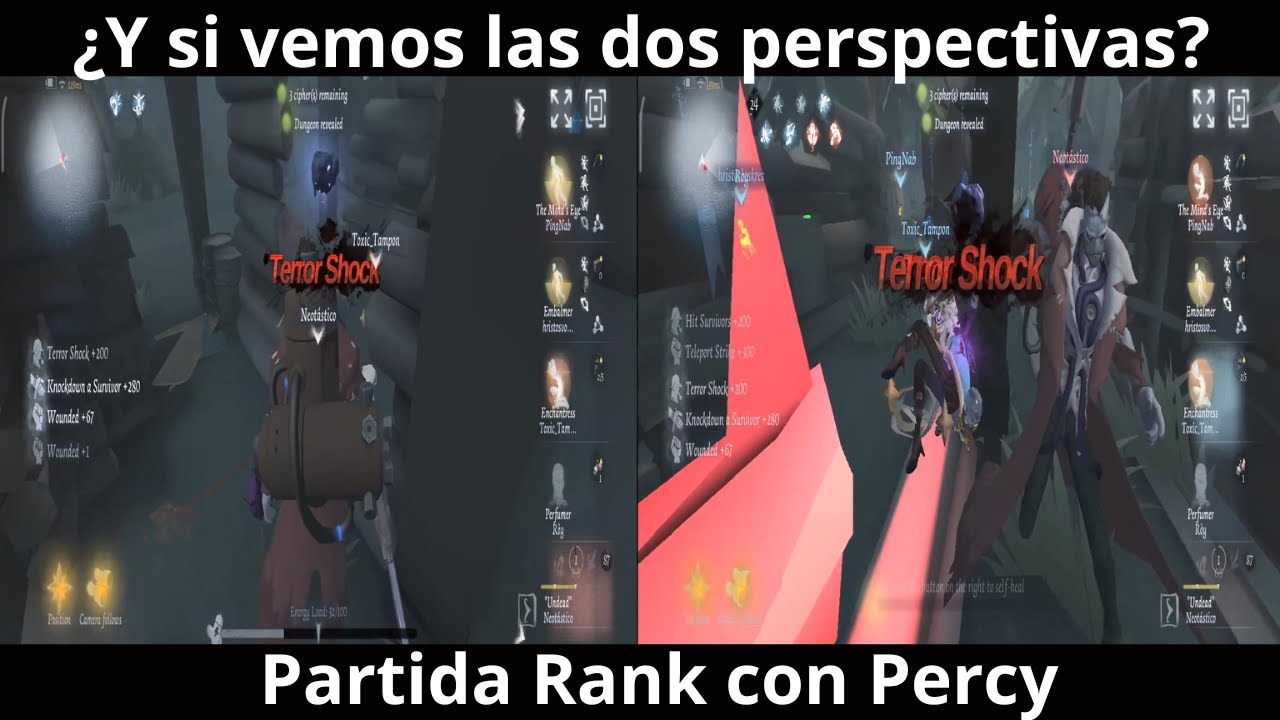 Partida Ranked con Percy | Identity V Español - YouTube