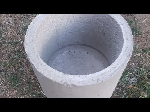 Beton saksı yapımı