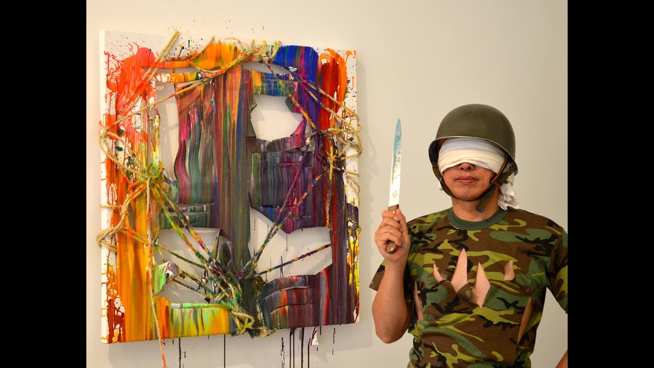 Interview with Artist Jon Tsoi aka Blindfold Artist - YouTube