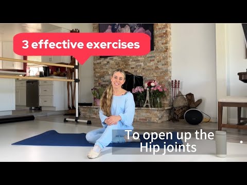 Three effective exercises to open up the hip joints - YouTube