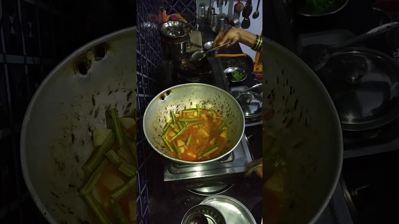 Bangala dumpa, Mullakkada & Tamata curry(2) - YouTube