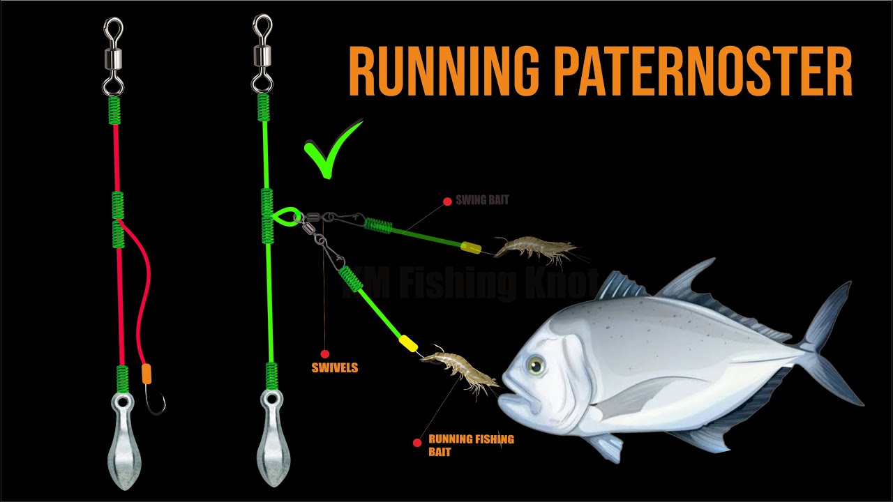 Look Swing Bait ! How to run a shrimp bait fishing line 1 hook | New ...